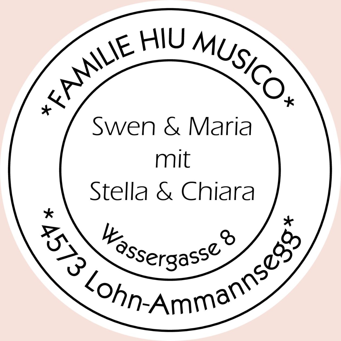 Rundstempel – selbst online gestalten und bestellen